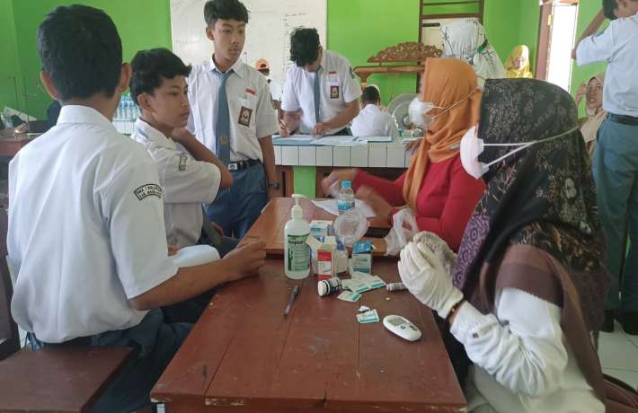 Skrining NAPZA di SMAN 1 Ngluwar